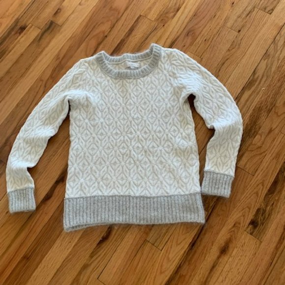 LOFT | Sweaters | Loft Cream Colored Crew Neck Sweater Size S | Poshmark